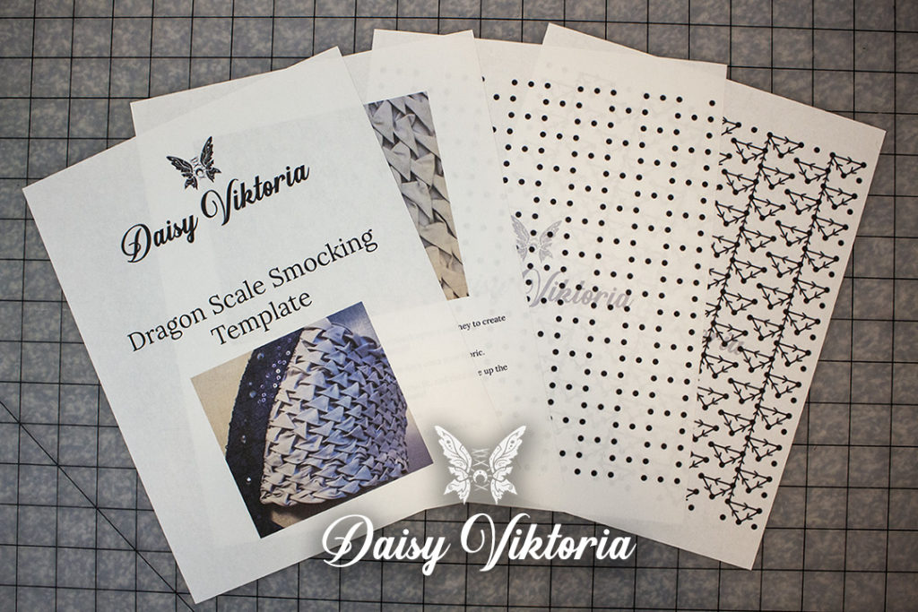 Dragon Scale Game of Thrones Daenerys Pattern, Smocking, Pleating ...