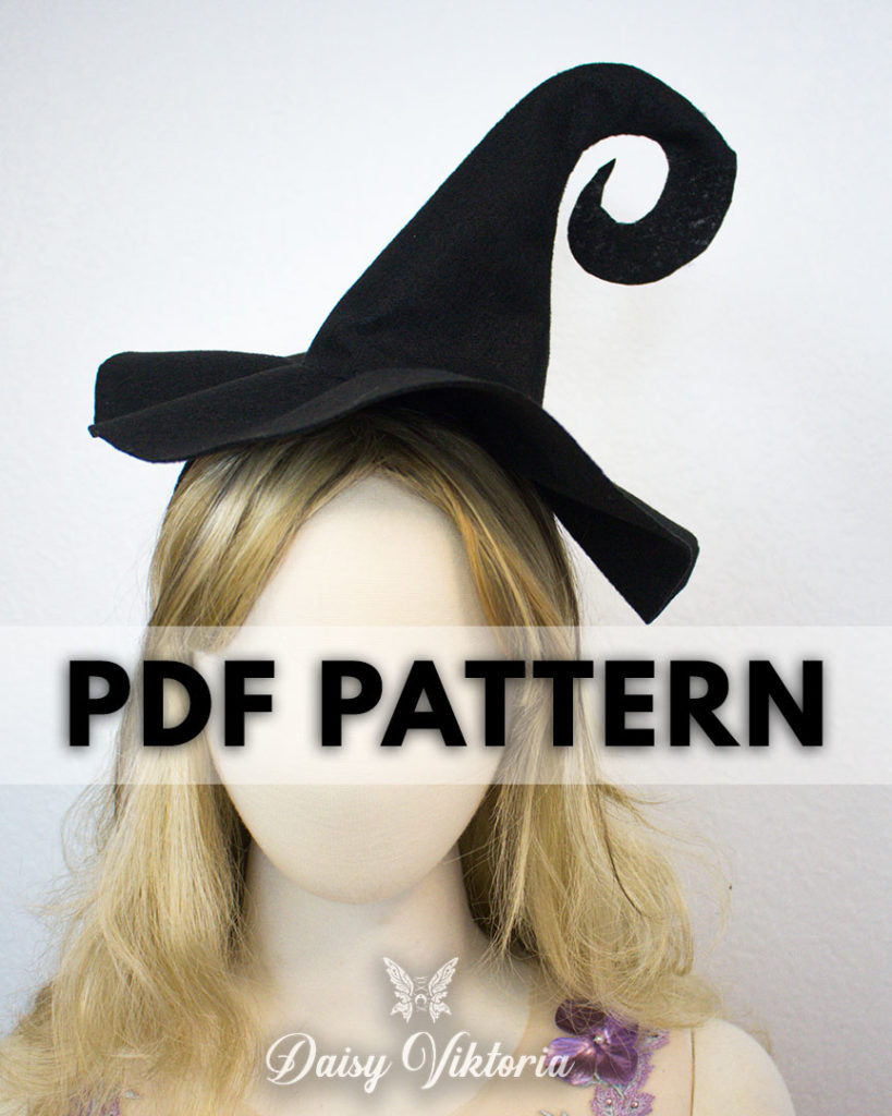 Mini Witch Hat PDF Pattern - Spooky Halloween Costume Tutorial - Daisy ...