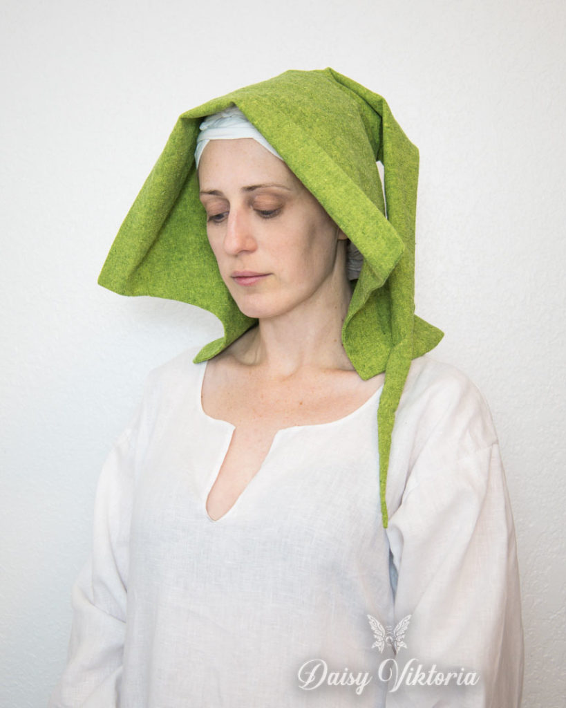 Medieval Open Hood PDF Pattern and Tutorial - Size MEDIUM - Daisy Viktoria