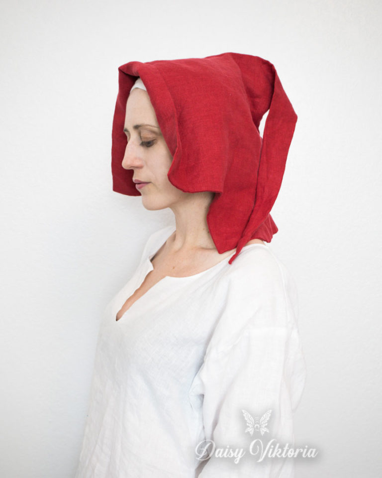 Medieval Open Hood PDF Pattern and Tutorial - Size MEDIUM - Daisy Viktoria