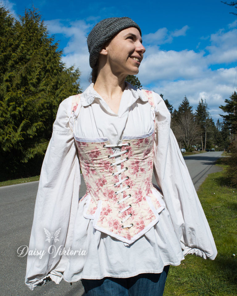 18th century Stays / Corset - PDF Pattern - Daisy Viktoria
