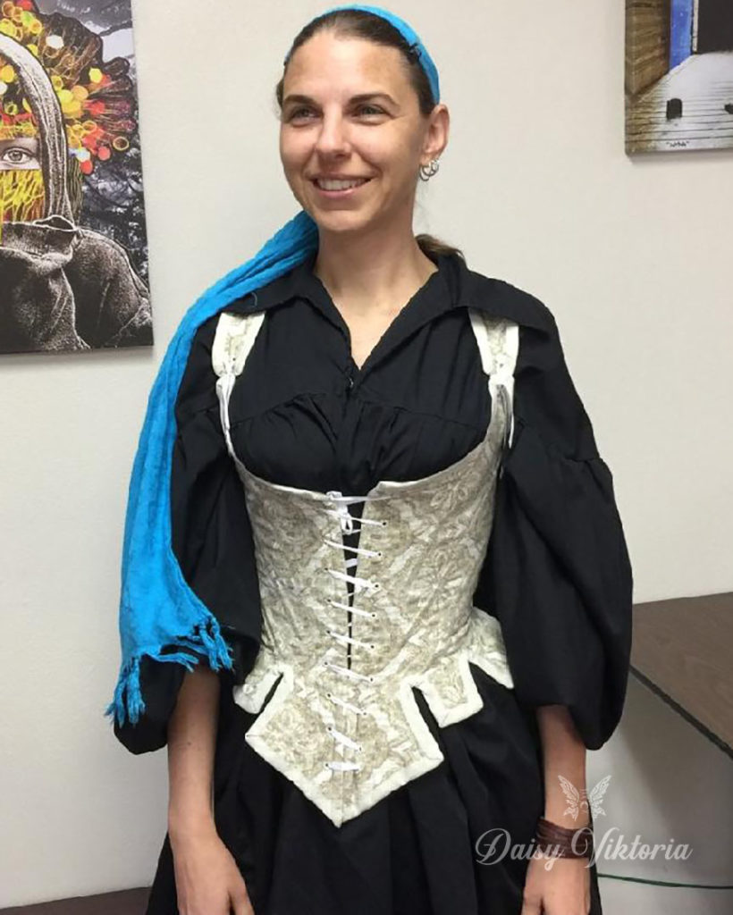 18th century Stays / Corset - PDF Pattern - Daisy Viktoria