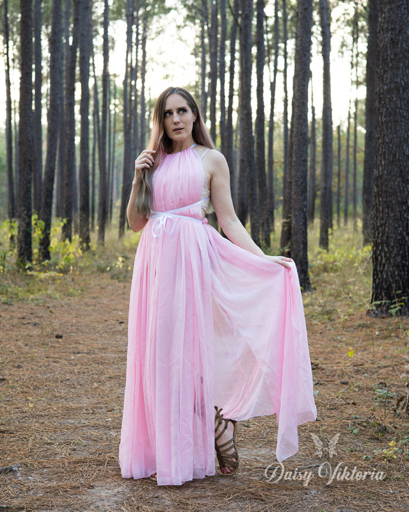 Chiffon Goddess Gown - PDF Sewing Tutorial - Daisy Viktoria