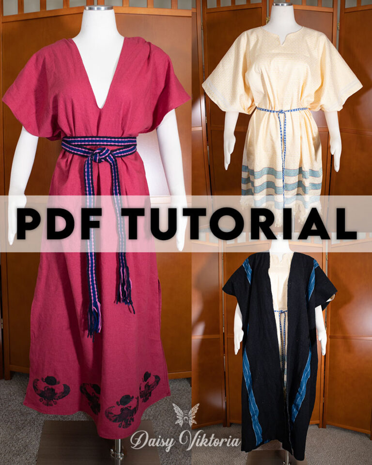 Ancient Egyptian Tunics and Abayas PDF Tutorial - Pattern Drafting and ...